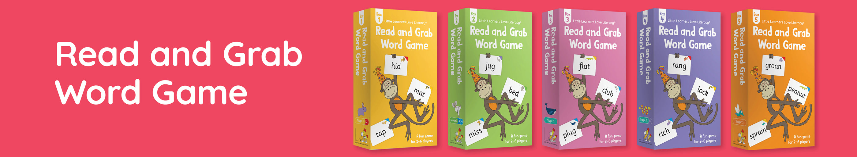 Read and Grab Word Games | Word Card Games | LLLL