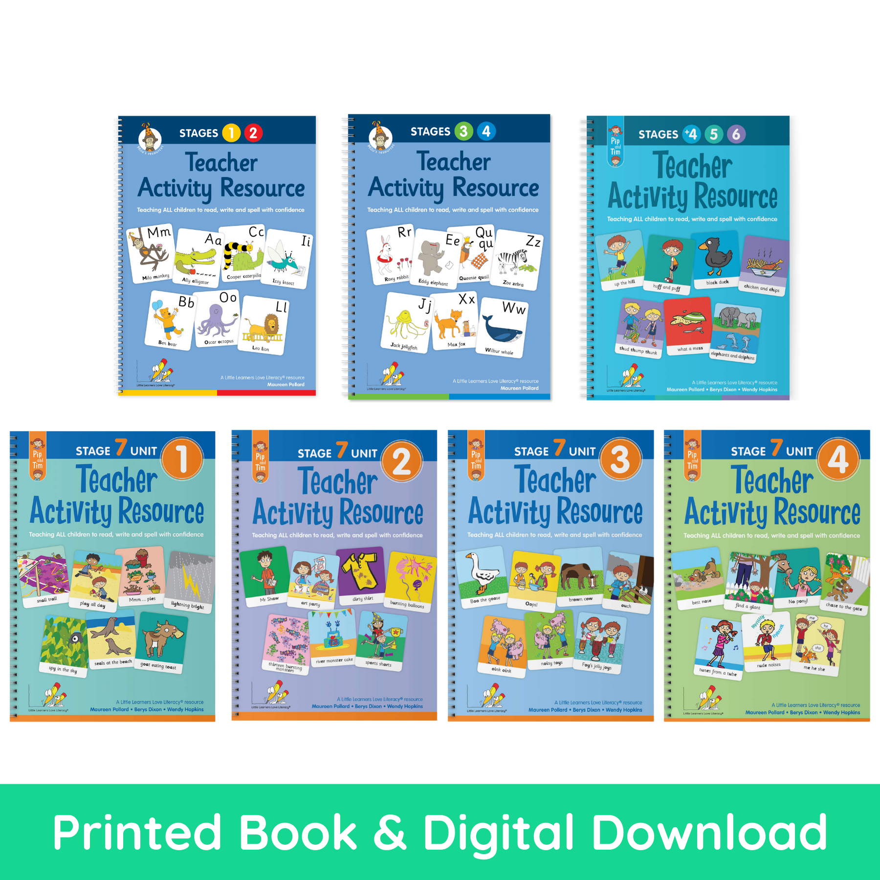 Complete Teacher Activity Resource Pack | Stages 1-7 | LLLL
