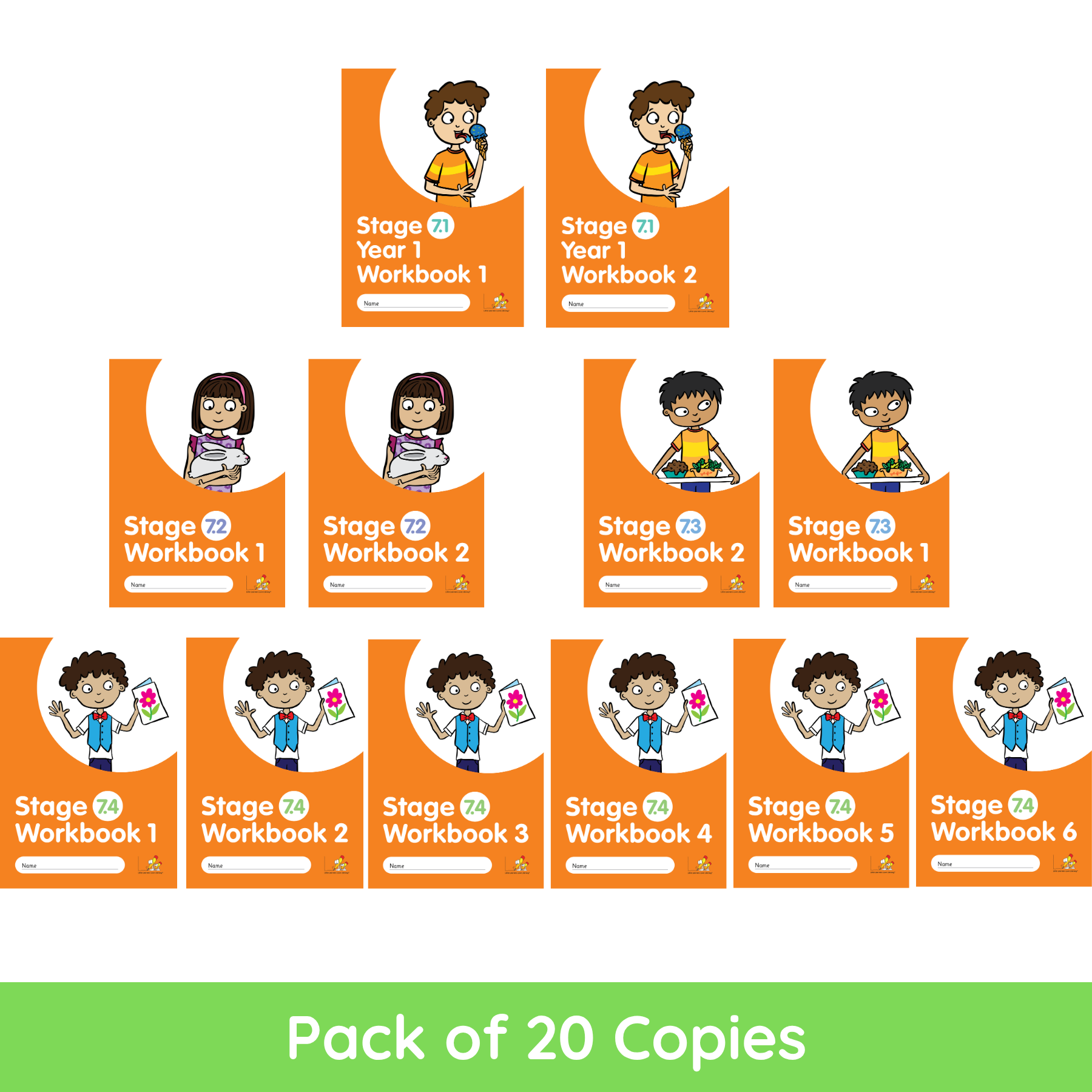 Year 1 Workbooks Pack of 20