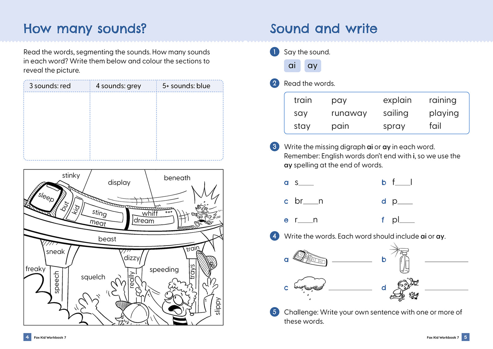 Fox Kid Workbook 7 | Companion to The Stink Bug (Ch 7) | LLLL