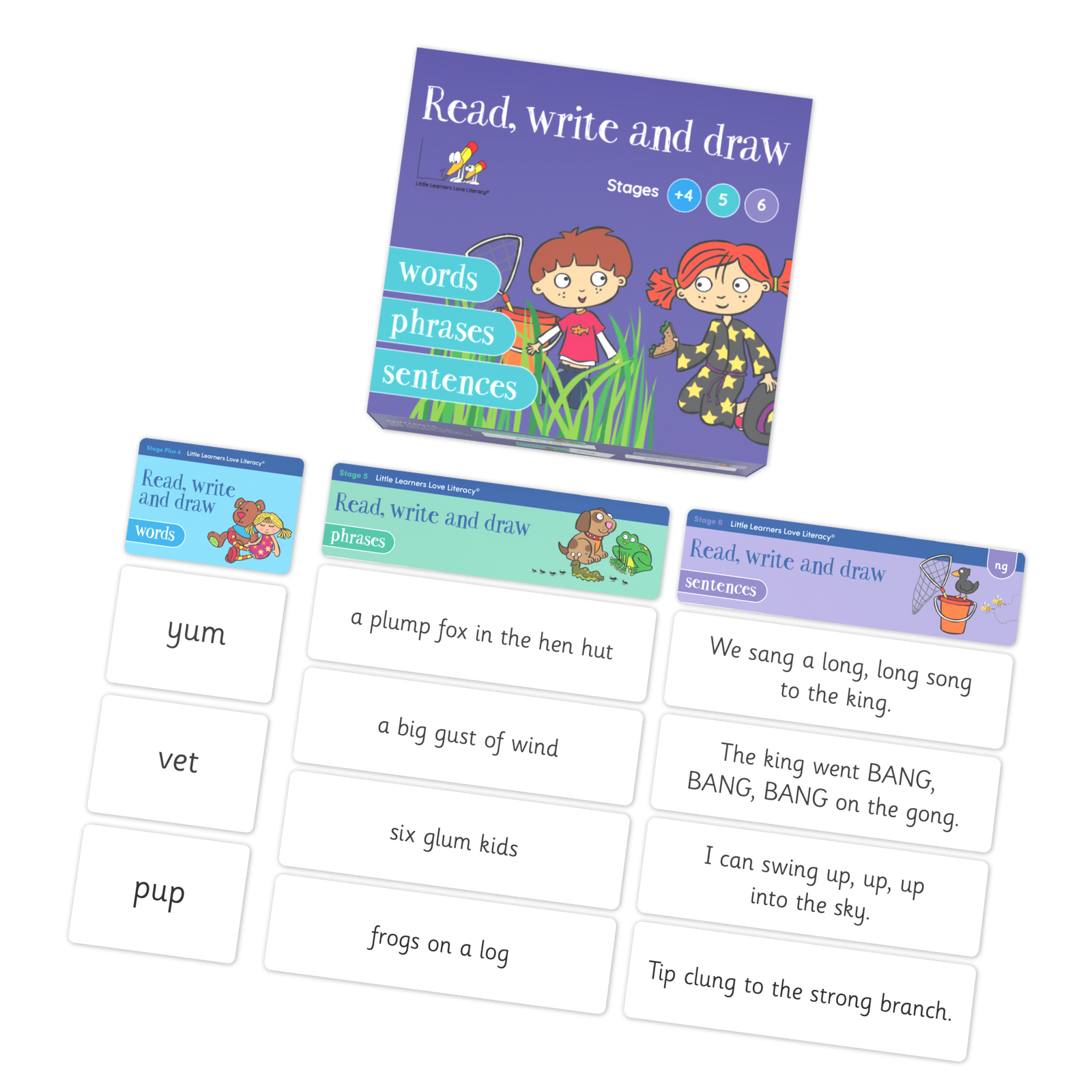 Read, Write and Draw | Word, Phrase & Sentence Cards