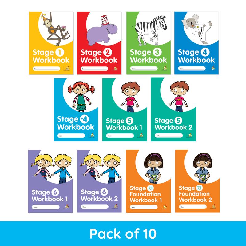 Foundation Workbooks Pack of 10