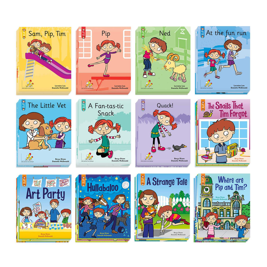 Pip and Tim Little Book Pack Stages 1-7 | Decodable Books