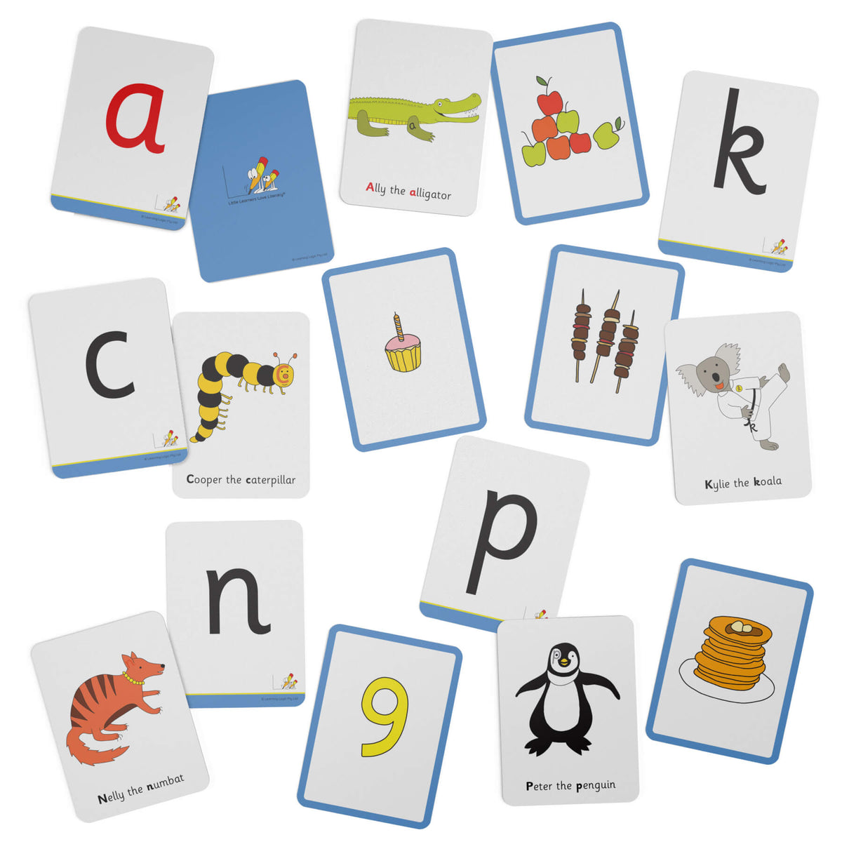 Felt Alphabet Flashcards Jo Collier "Nature's ABC" Flashcards