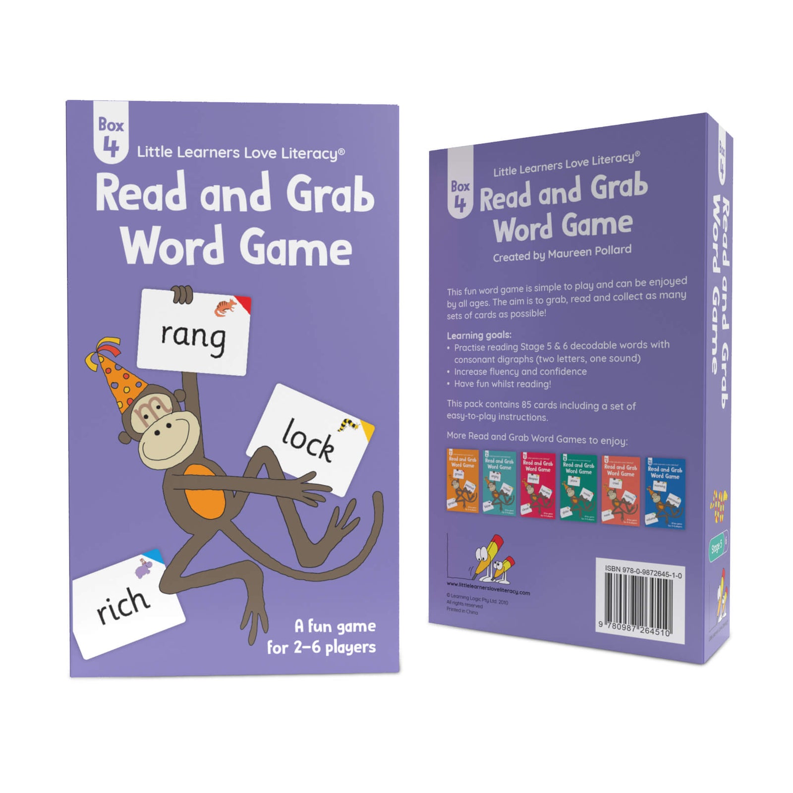 Read and Grab Word Game Box 4 | Phonics Game