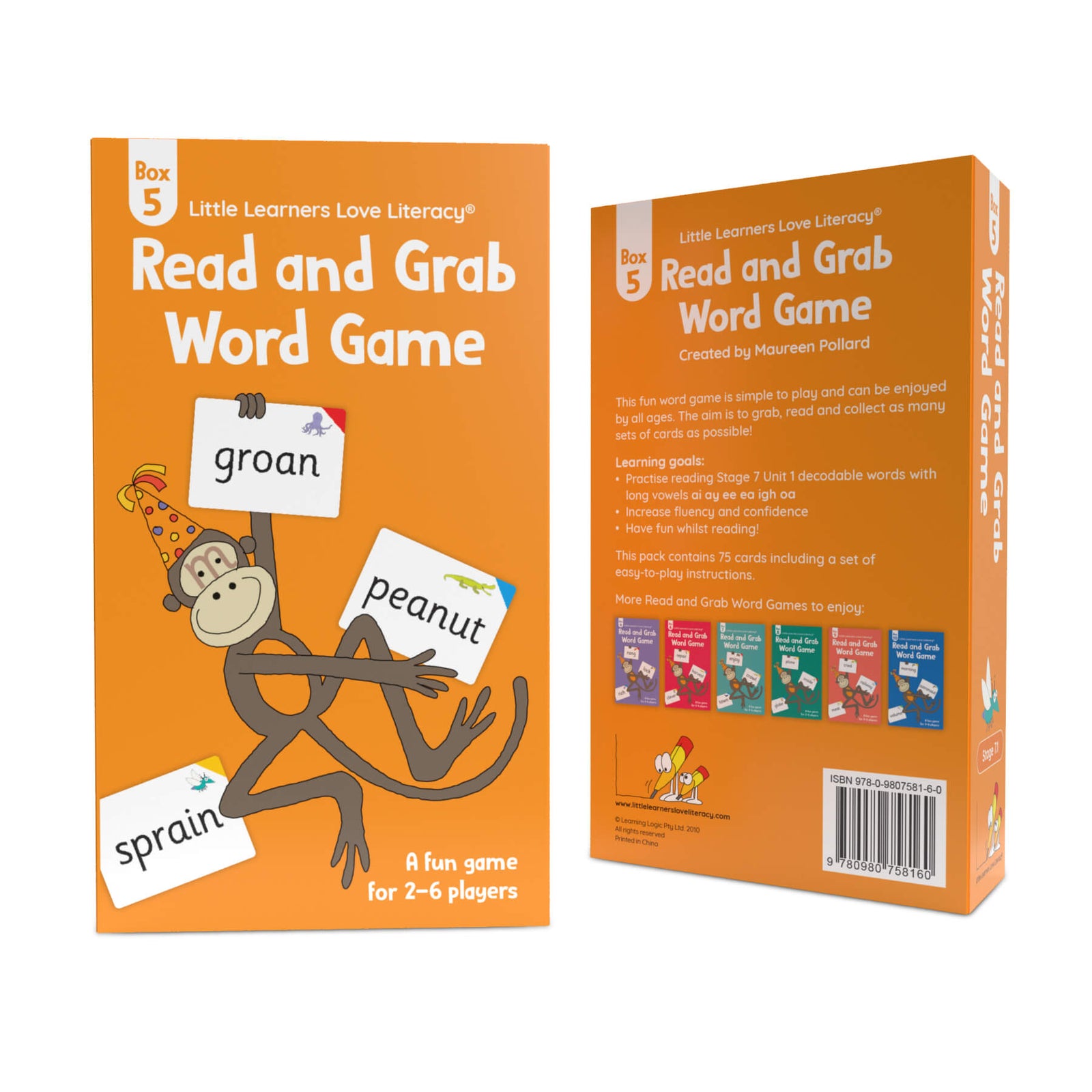 Read and Grab Word Game Box 5 | Phonics Game