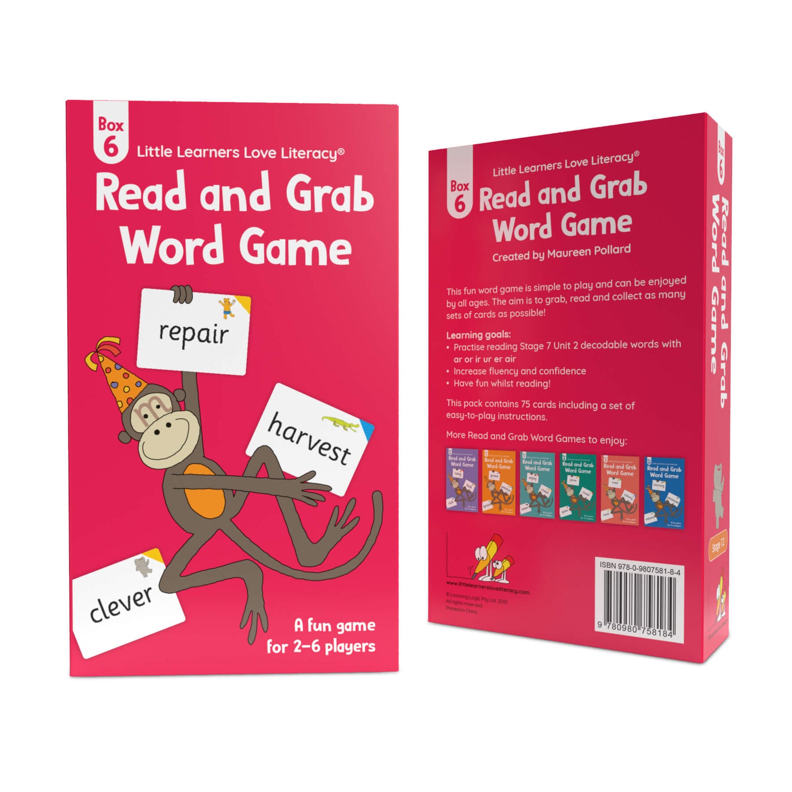 Read and Grab Word Game Box 6 | Phonics Game