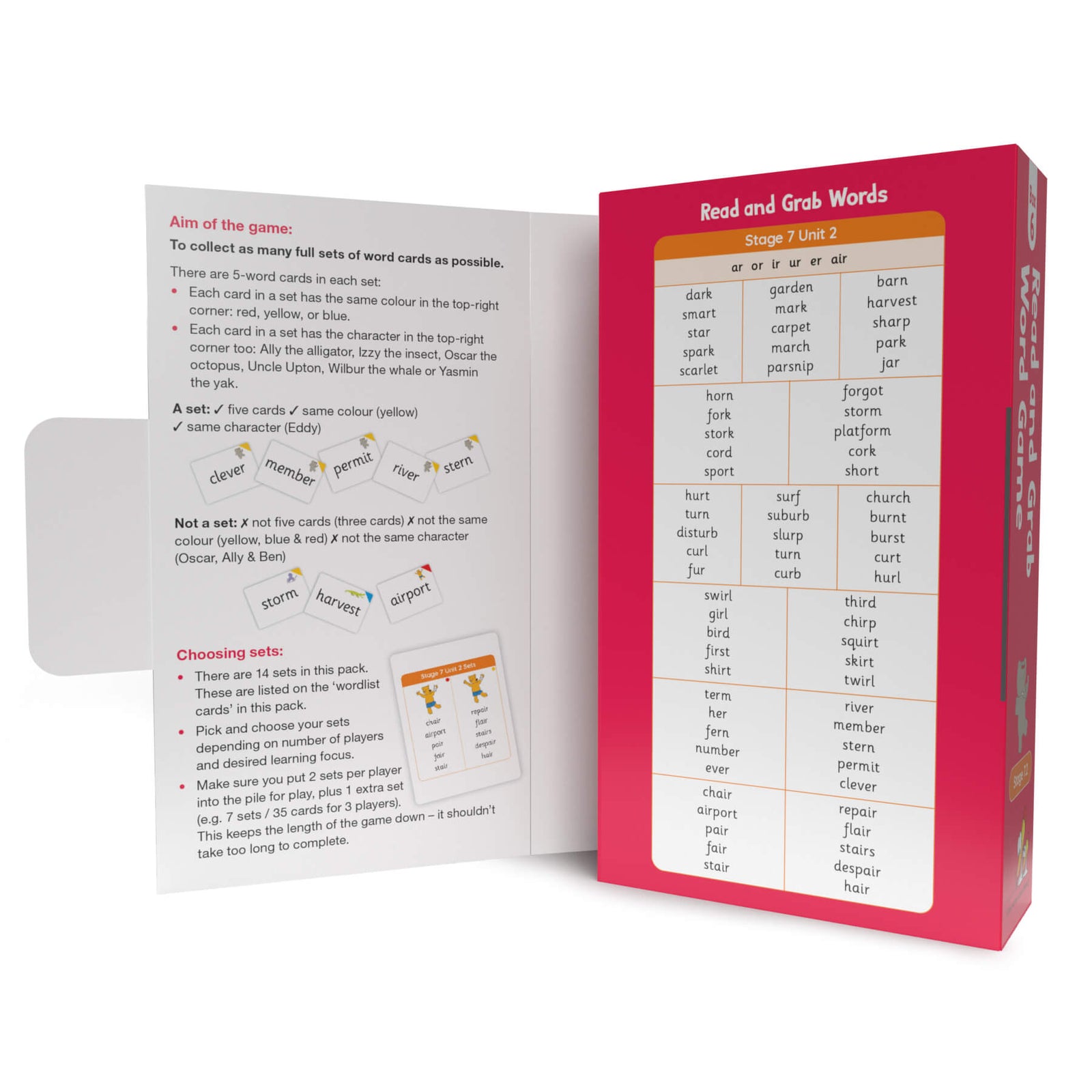 Read and Grab Word Game Box 6 | Phonics Game