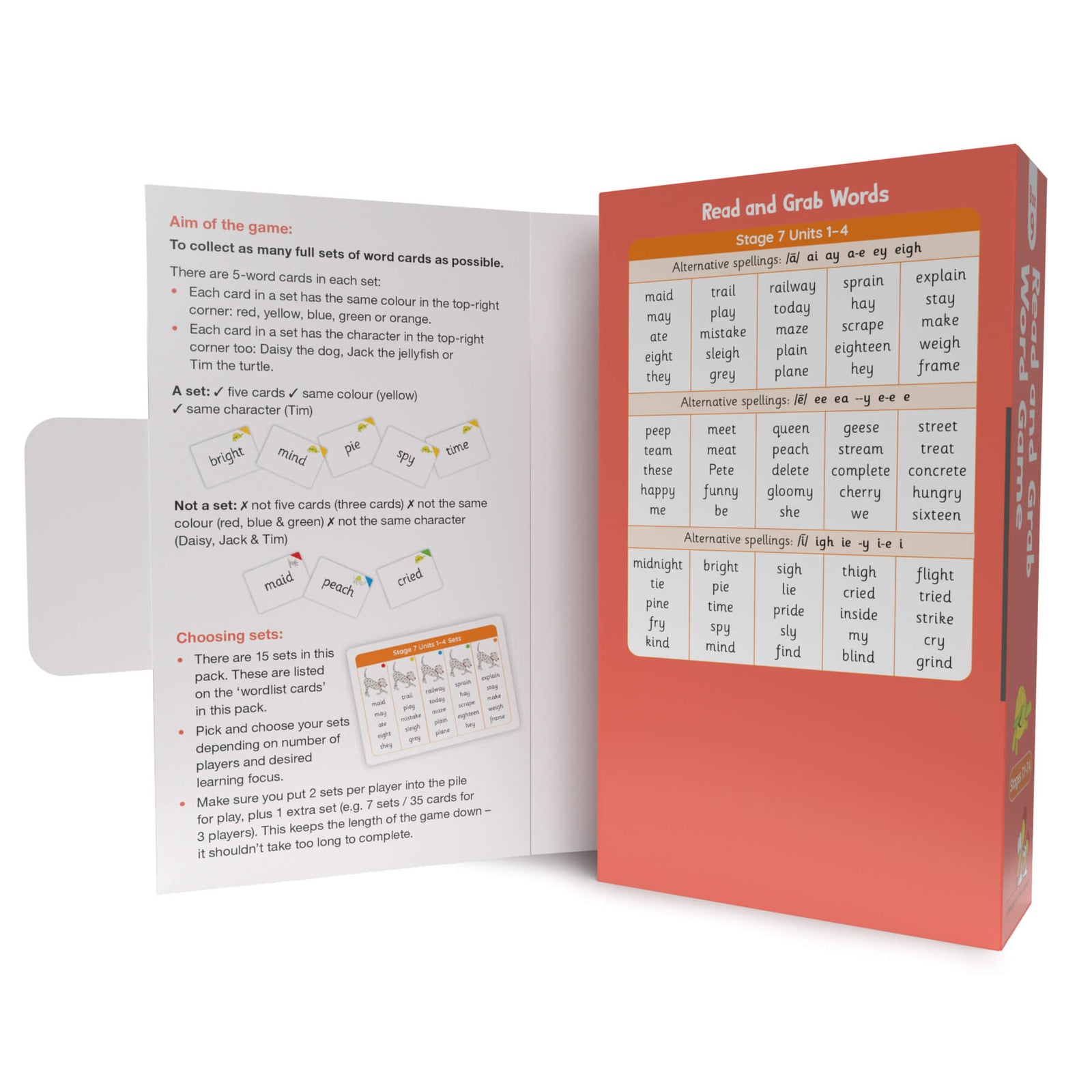 Read and Grab Word Game Box 9 | Phonics Game