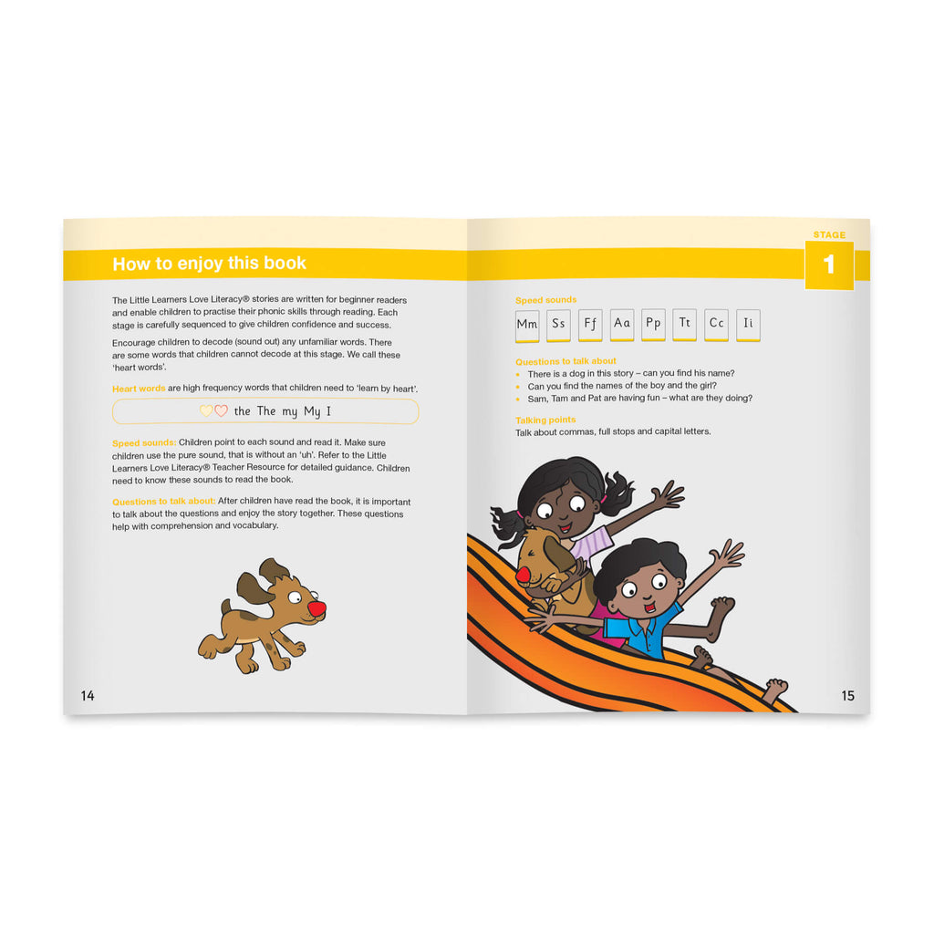Tam and Pat Stage 1 | Decodable Books