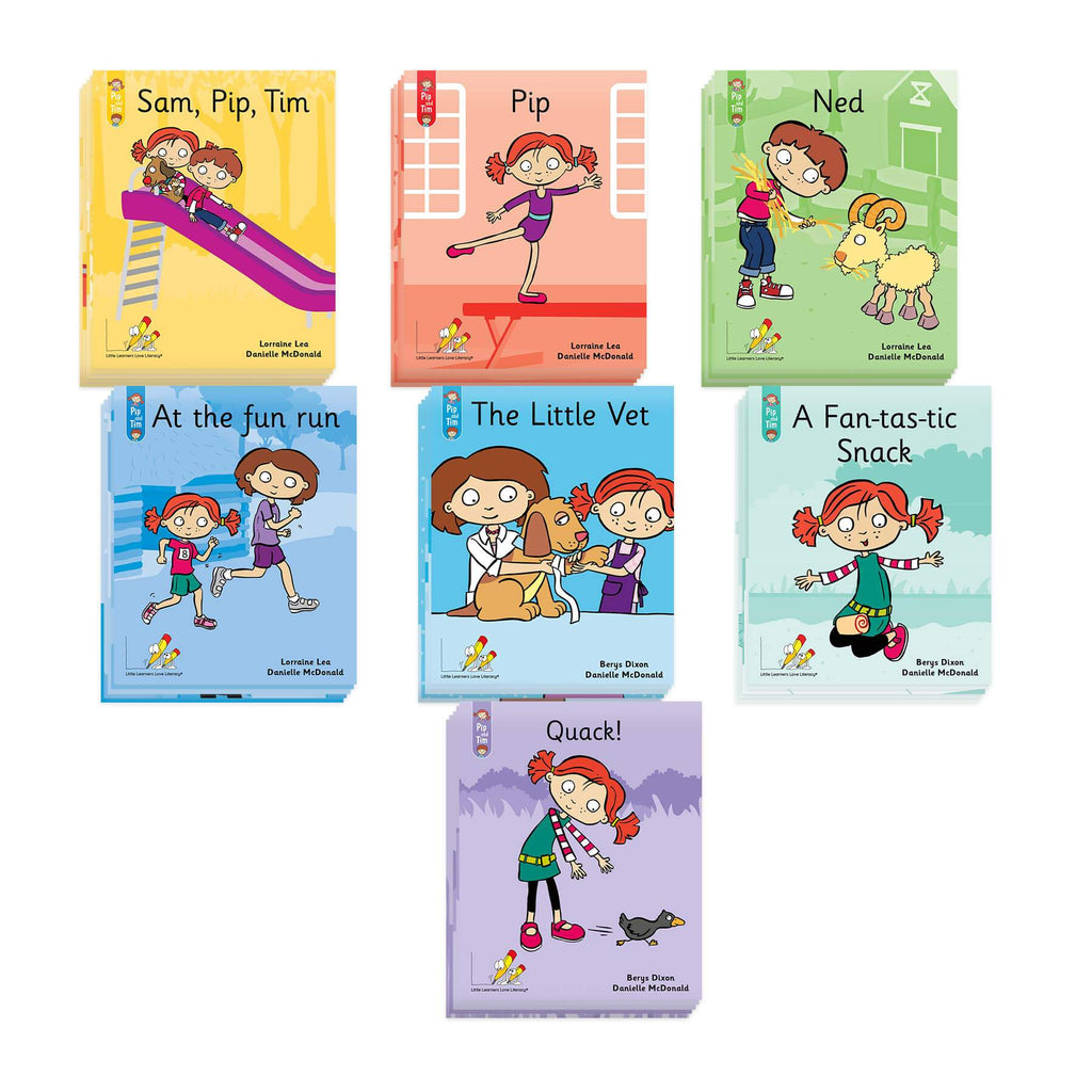 Pip and Tim Little Book Pack Stages 1-6 | Decodable Books