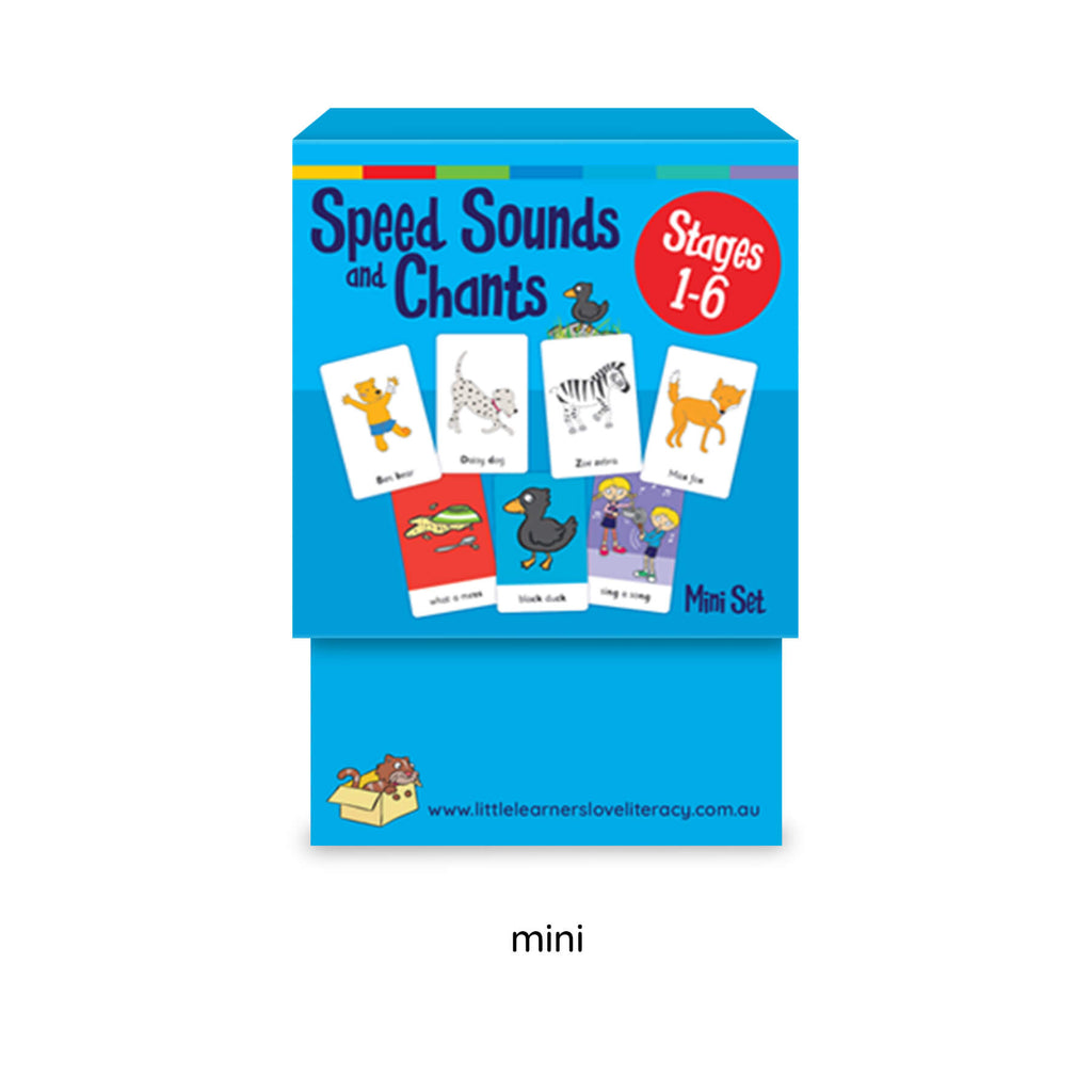 Speed Sounds and Chants Cards Stage 1-6 Mini Set