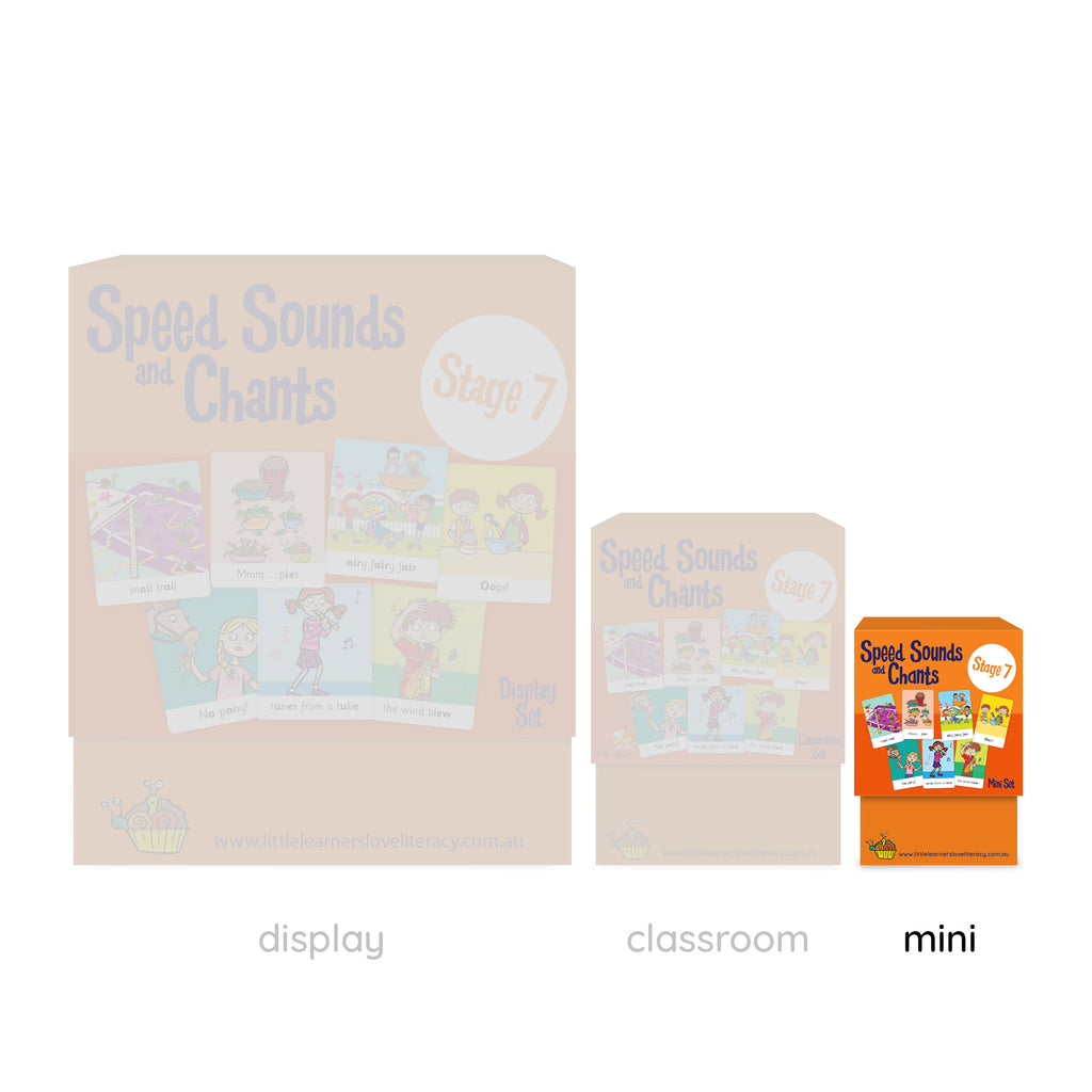 Speed Sounds and Chants Cards Stage 7 Mini Set
