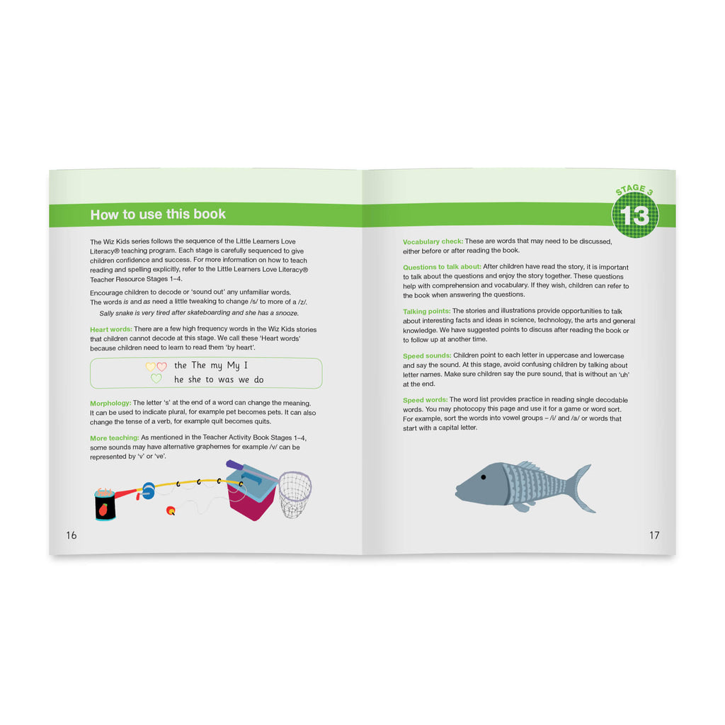 The Wiz Kids Stage 3 Decodable Books | Early Readers